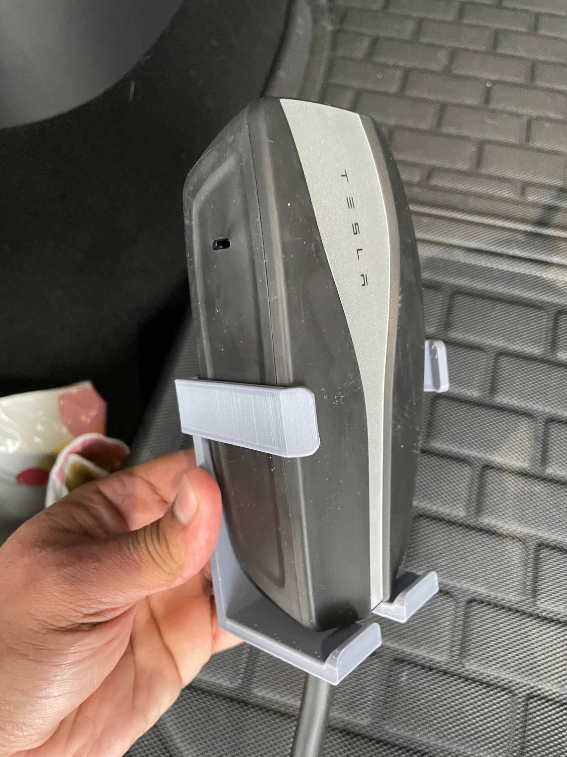 Tesla Mobile Charging Cable Holder Kit 3D Print | Etsy