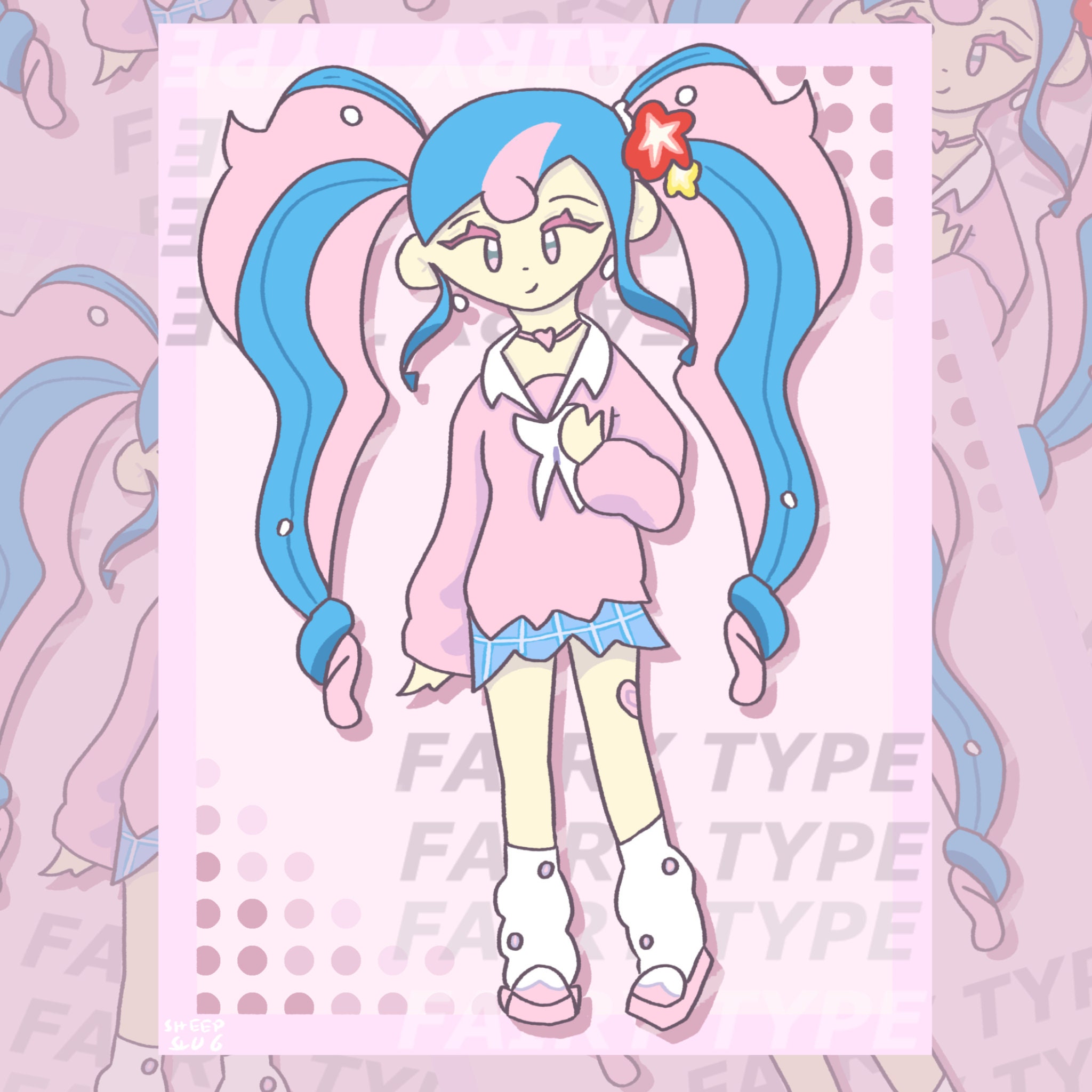 Hatsune Miku Fairy Type Mini Print - Etsy