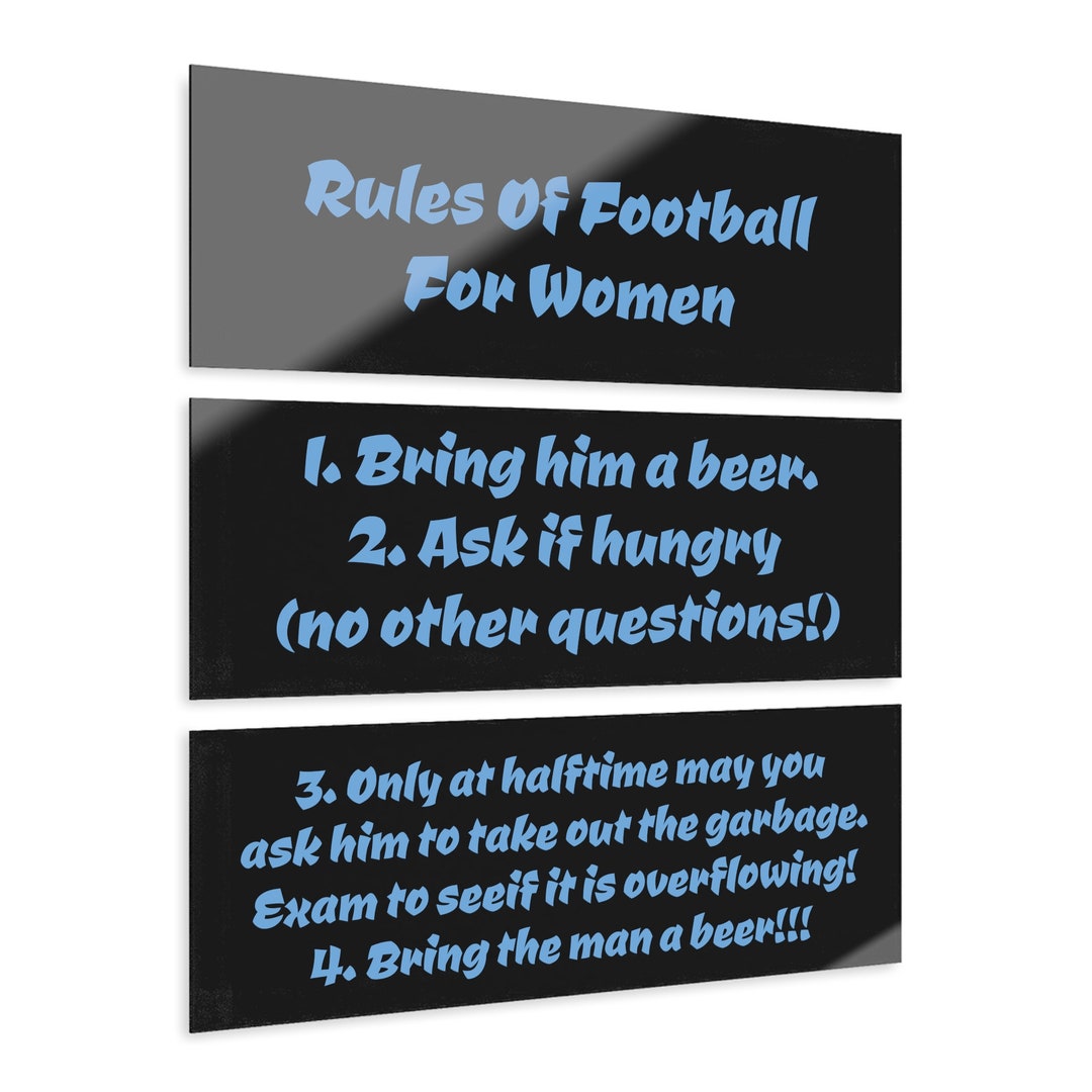 The Rules of Watching Football in a Lions Den!! - Etsy