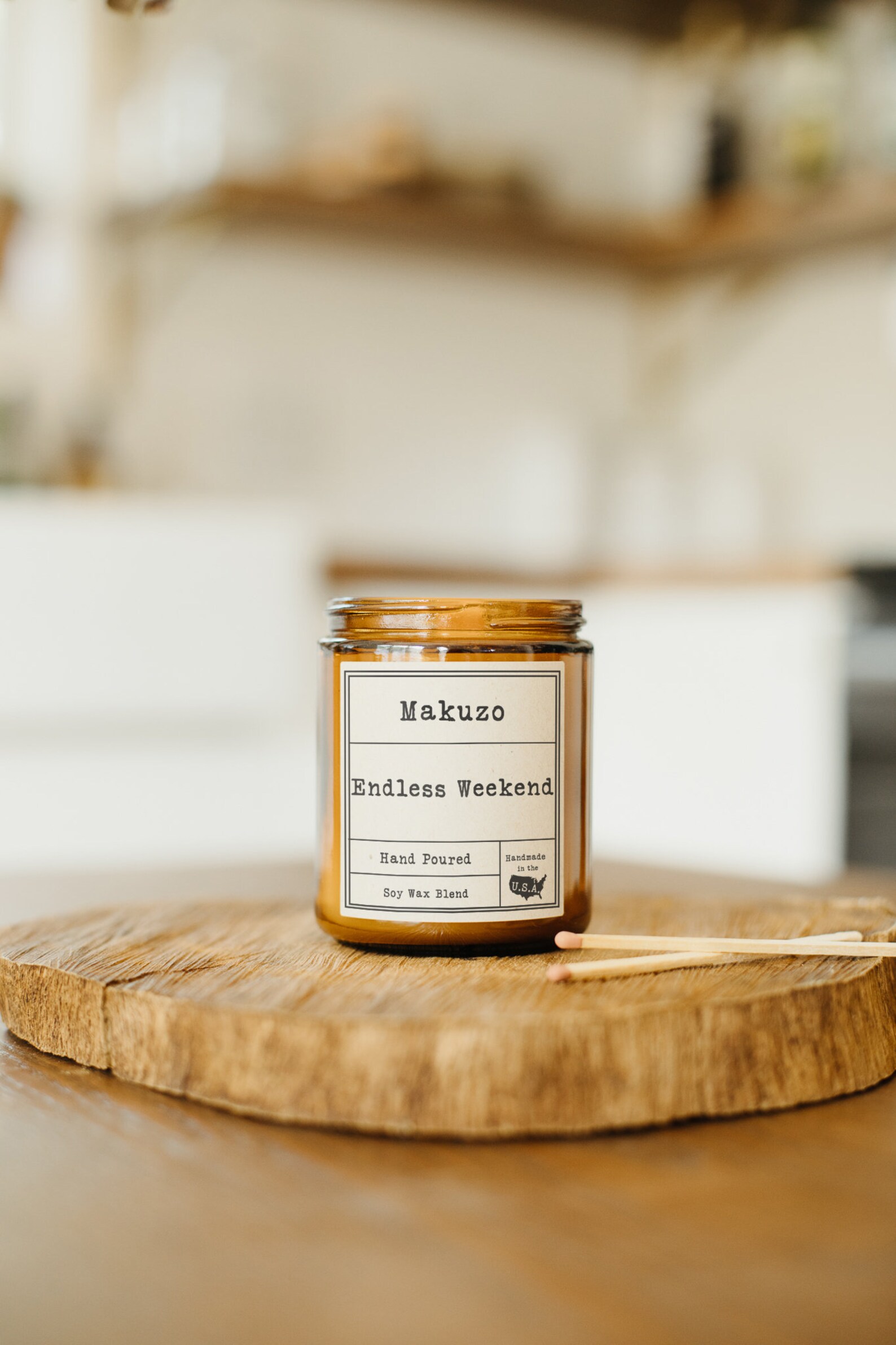 Endless Weekend | Wood Wick Candle | Crackling Candle | Scented Candle ...