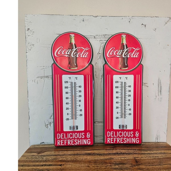 Coca Cola Thermometer - Etsy