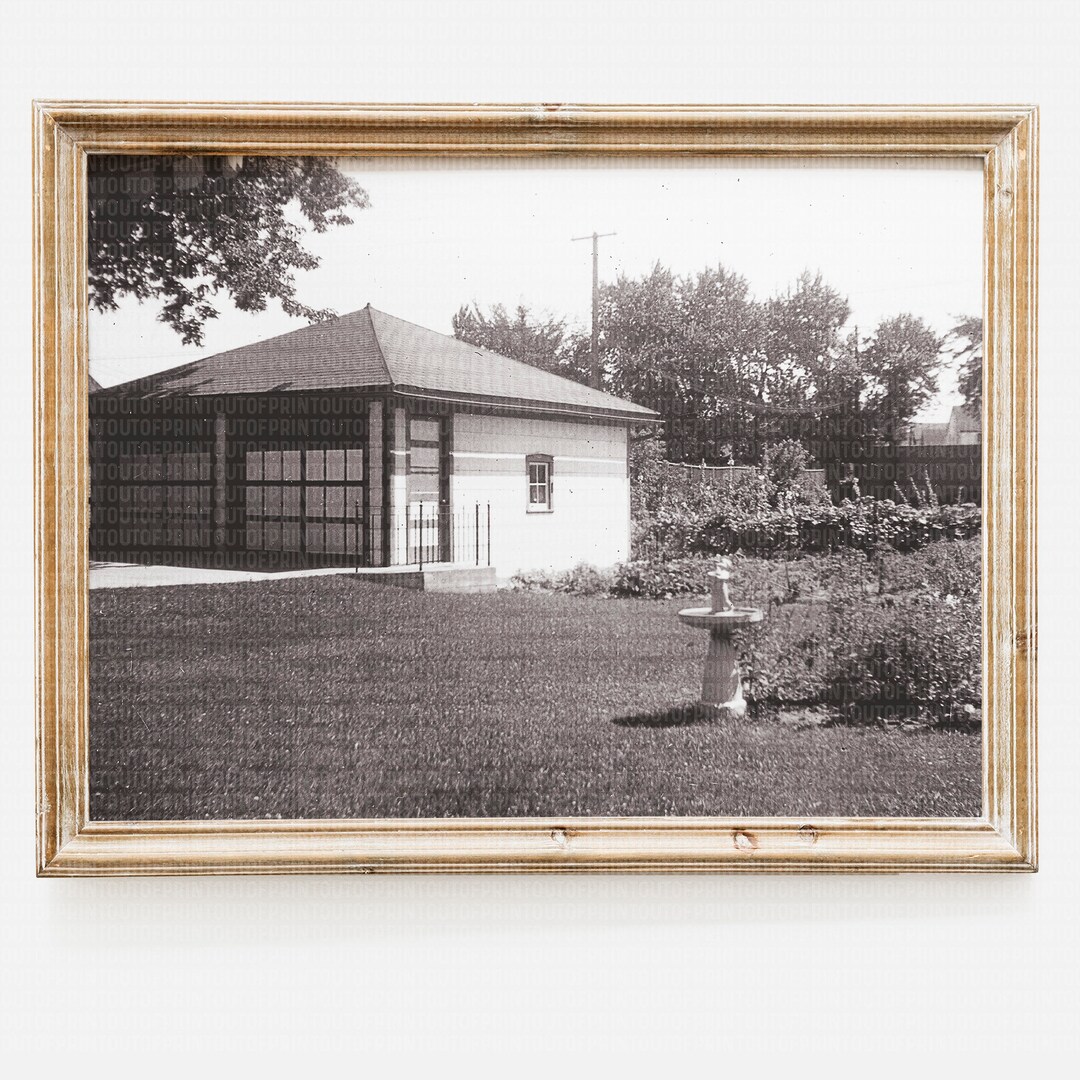 Early 1900s House, Old House Portrait, Printable Wall Art, Instant ...