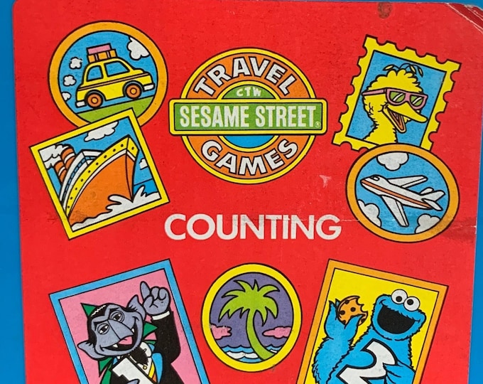 1990 Sesame Street Travel Games, Incomplete/for Parts, How Many ...