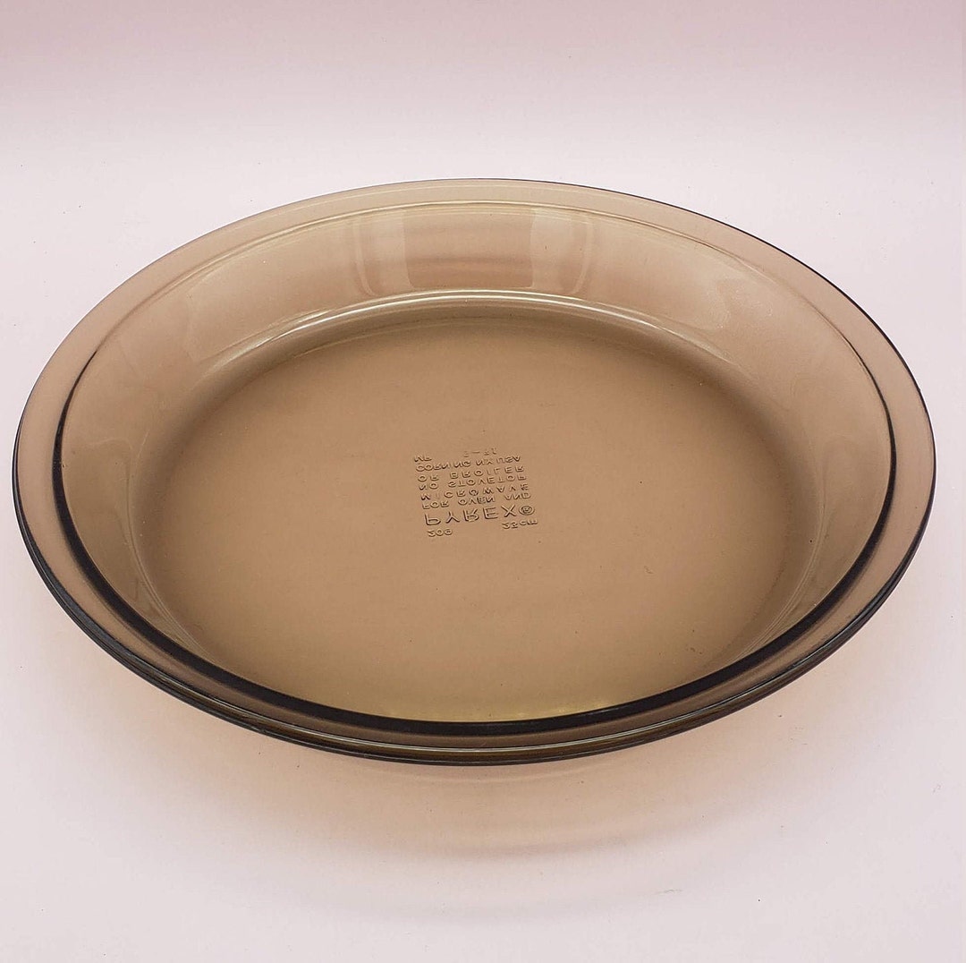 Vintage Fireside by Pyrex Amber 9 Pie Baking Plate 209 Pyrex Amber Pie ...