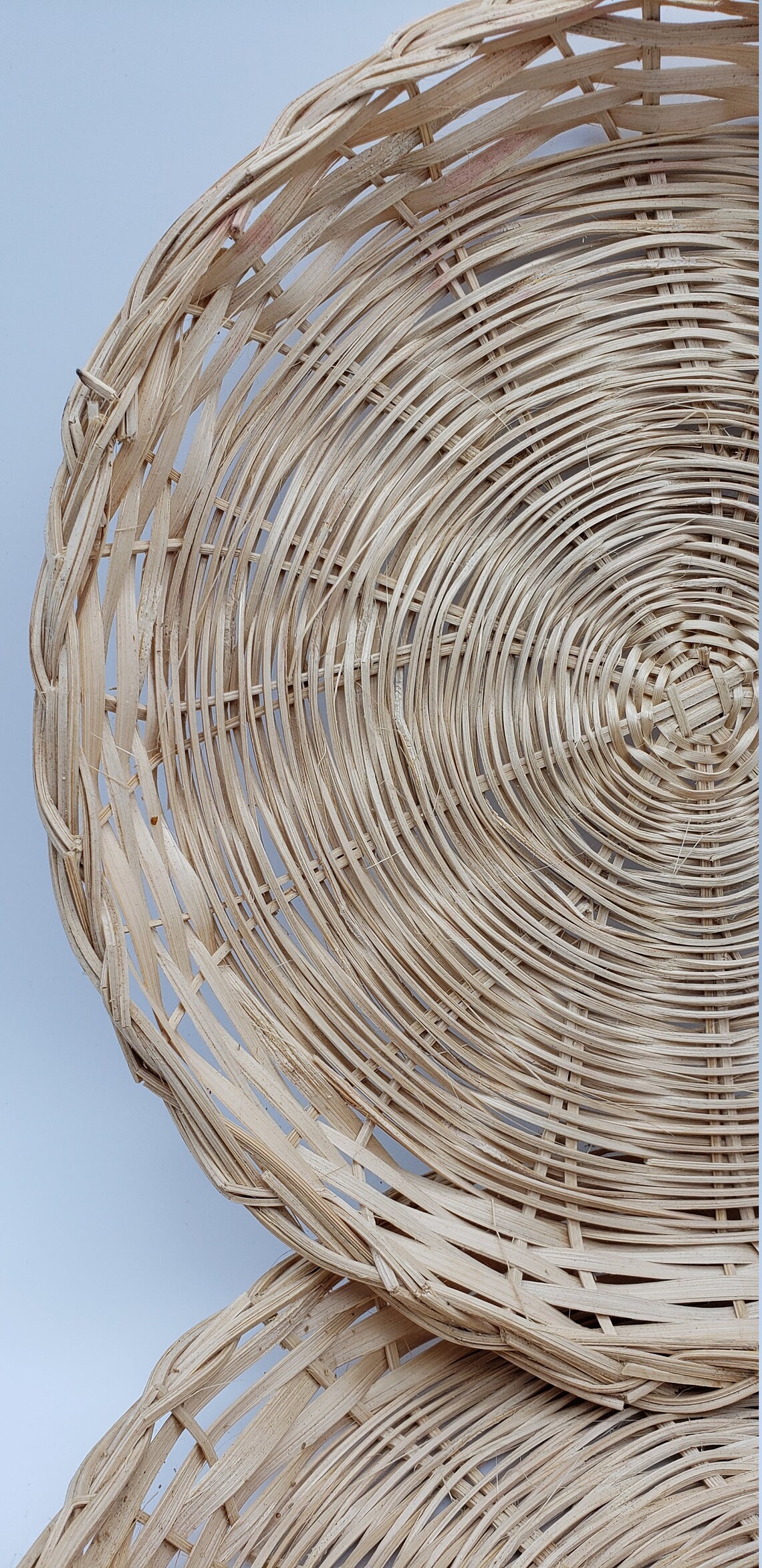 Vintage sold Separately Wicker Plate Holder Wicker Basket - Etsy