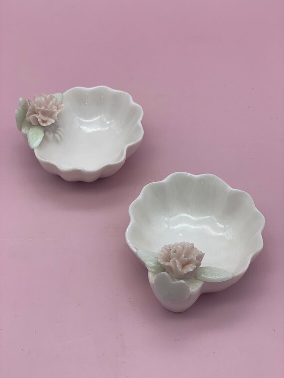 Sea Shell with Roses Salt Cellars , Ardalt Lenwile Ve… - Gem