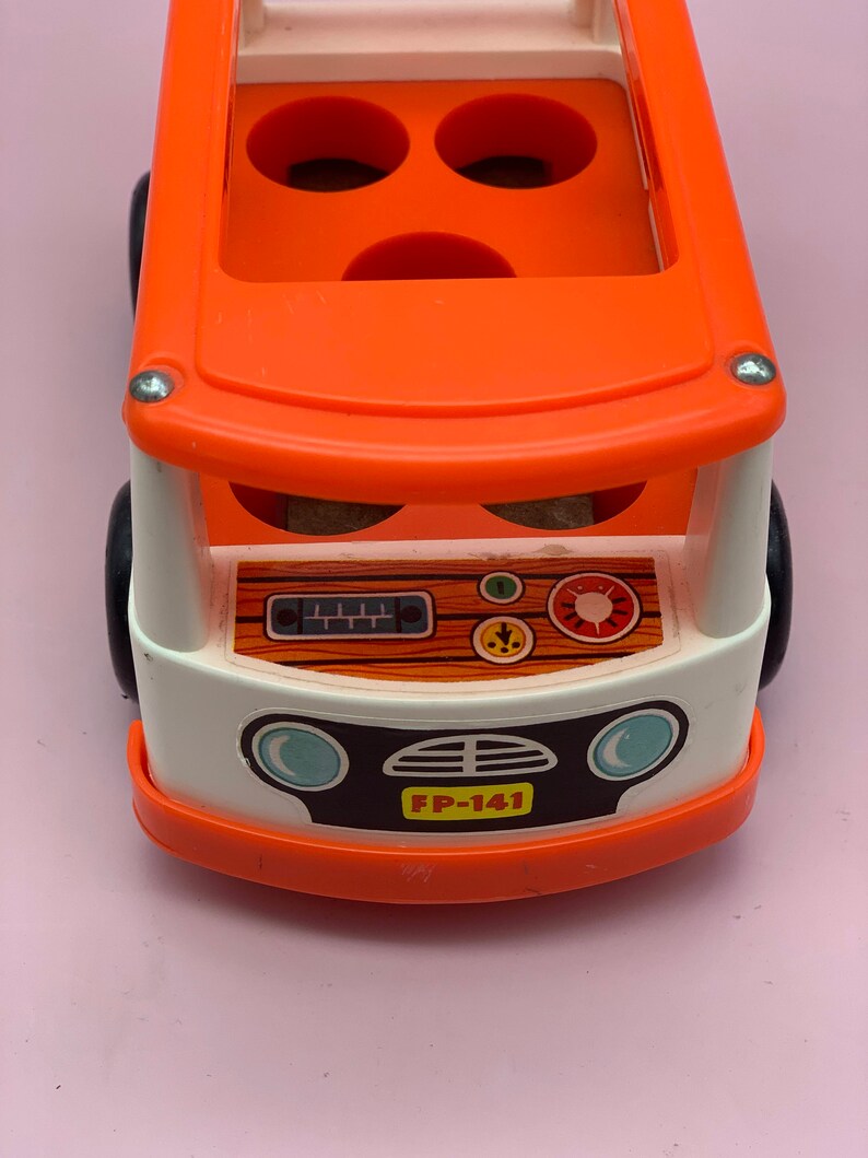 Vintage Fisher Price Mini Van Toy 1960s Retro 1960s - Etsy