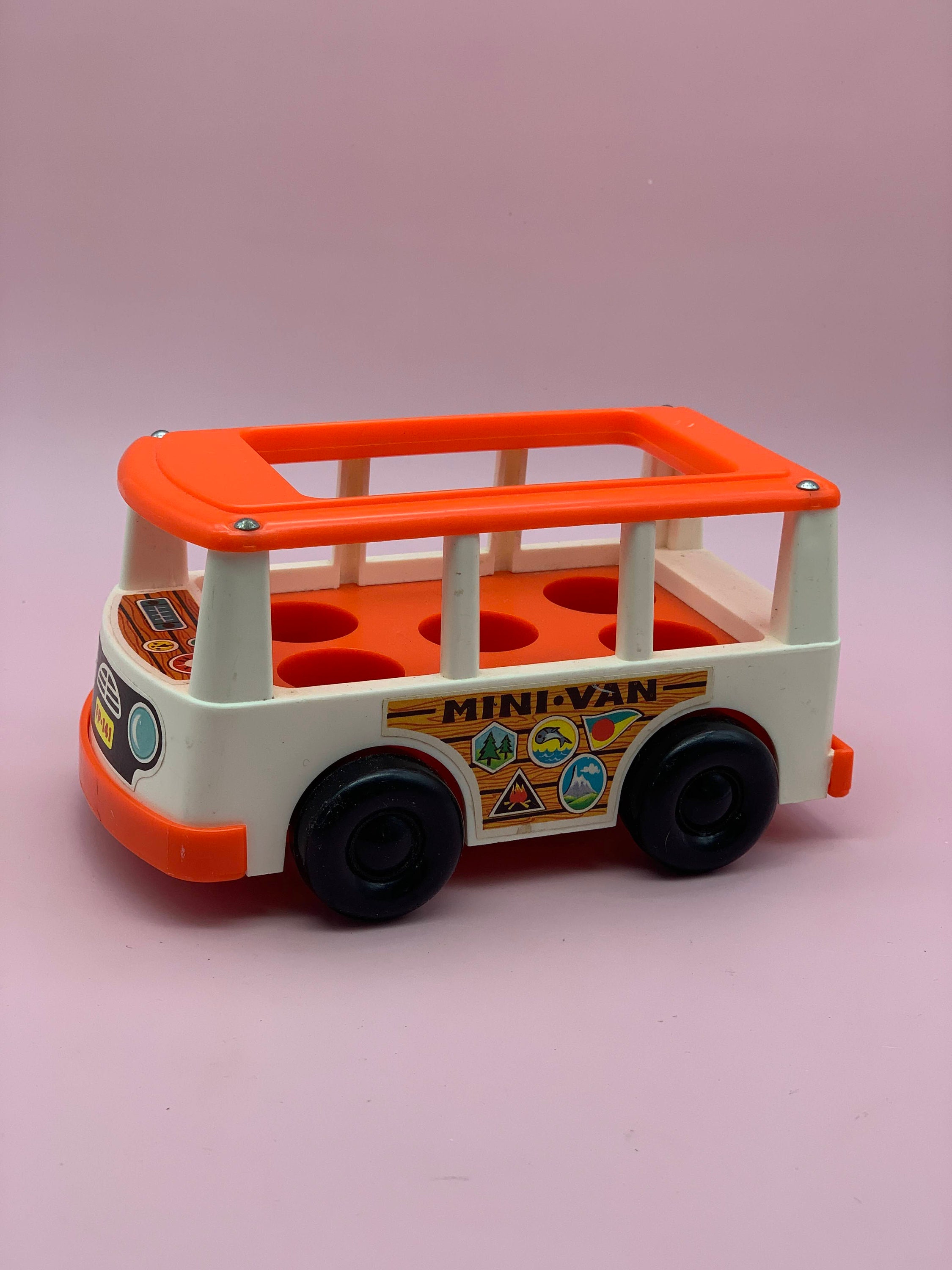 Vintage Fisher Price Mini Van Toy 1960s Retro 1960s - Etsy