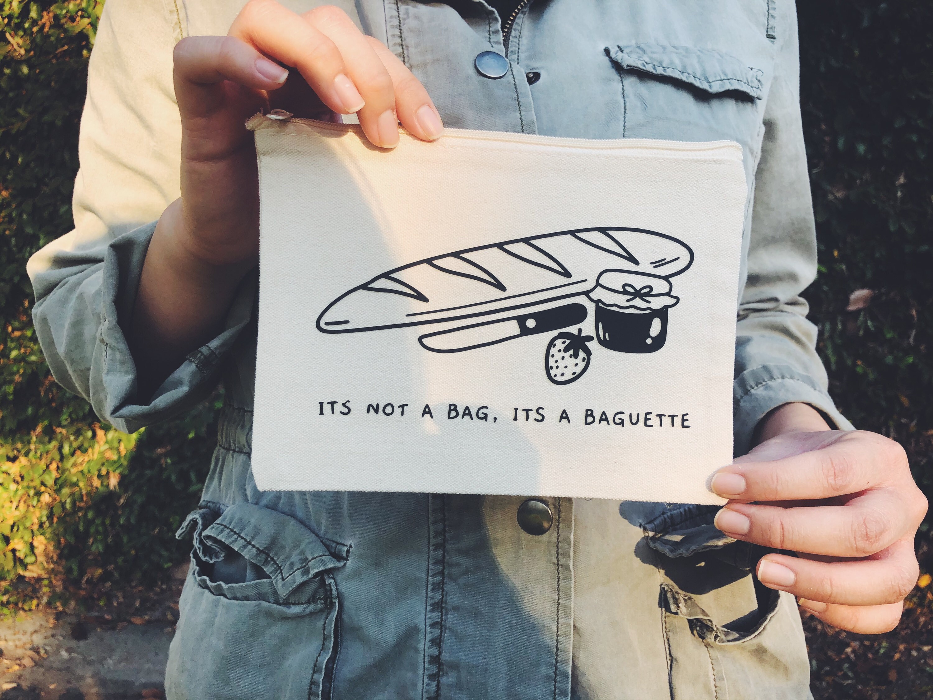 It's Not a Bag It's a Baguette 100% Cotton Eco Tote | Etsy