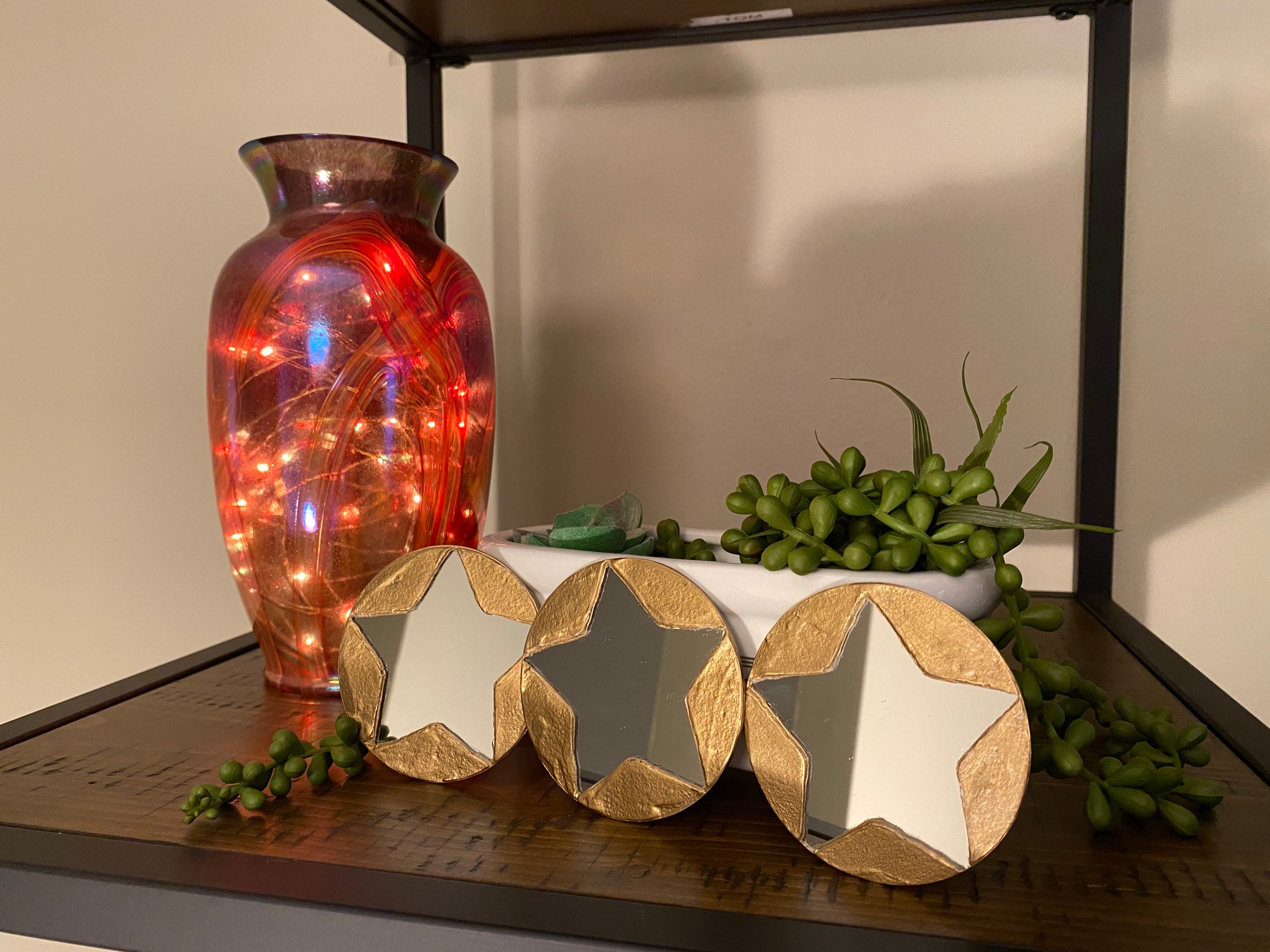 Star Mirror Trio Small Mirror 3 Pack Interior Design Wall Mirror Decor ...