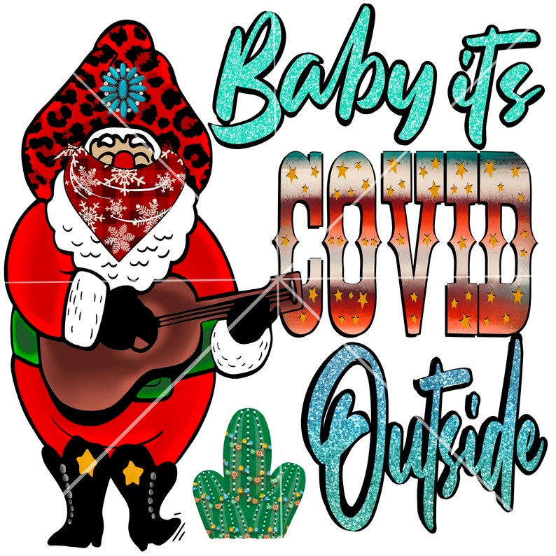 Christmas Clipart PNG Country Santa Cowboy Cowgirl Clipart - Etsy