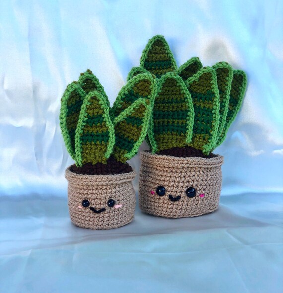 Crochet Snake Plant | Etsy