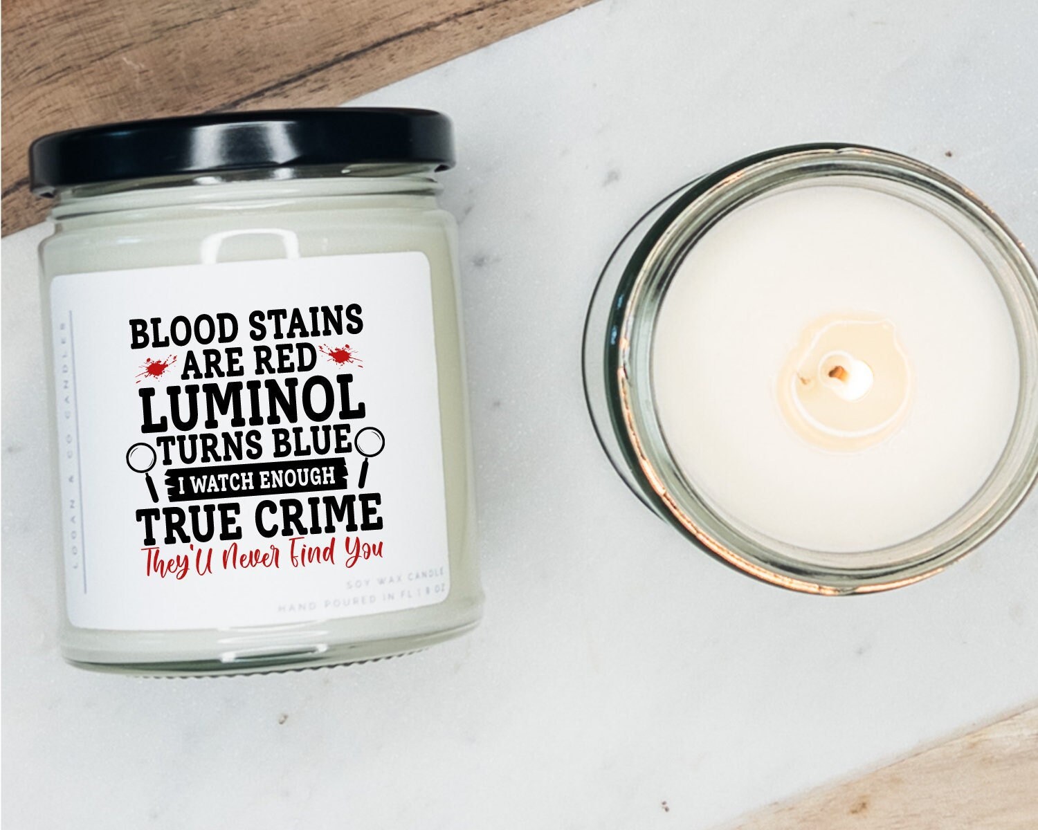 True Crime Candle They'll Never Find You Soy Candle - Etsy