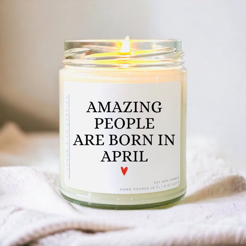 April Birthday - Etsy