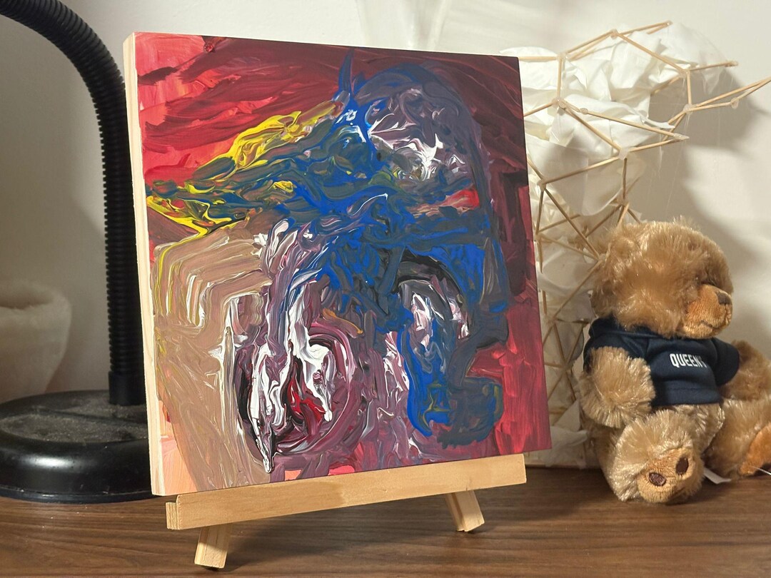 The 'regret Mask' Painting - Etsy