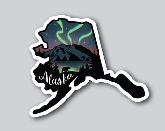 Alaska Vinyl Stickers - Etsy