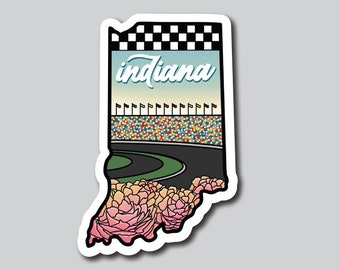 Indiana State Decal - Etsy