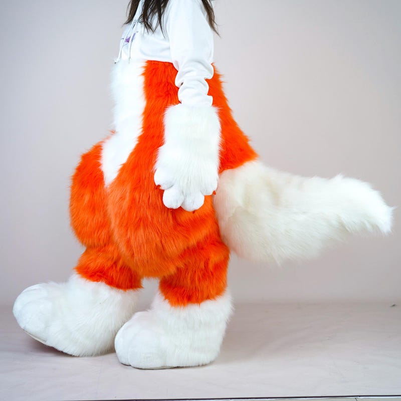 Furry Legs Orange - Etsy
