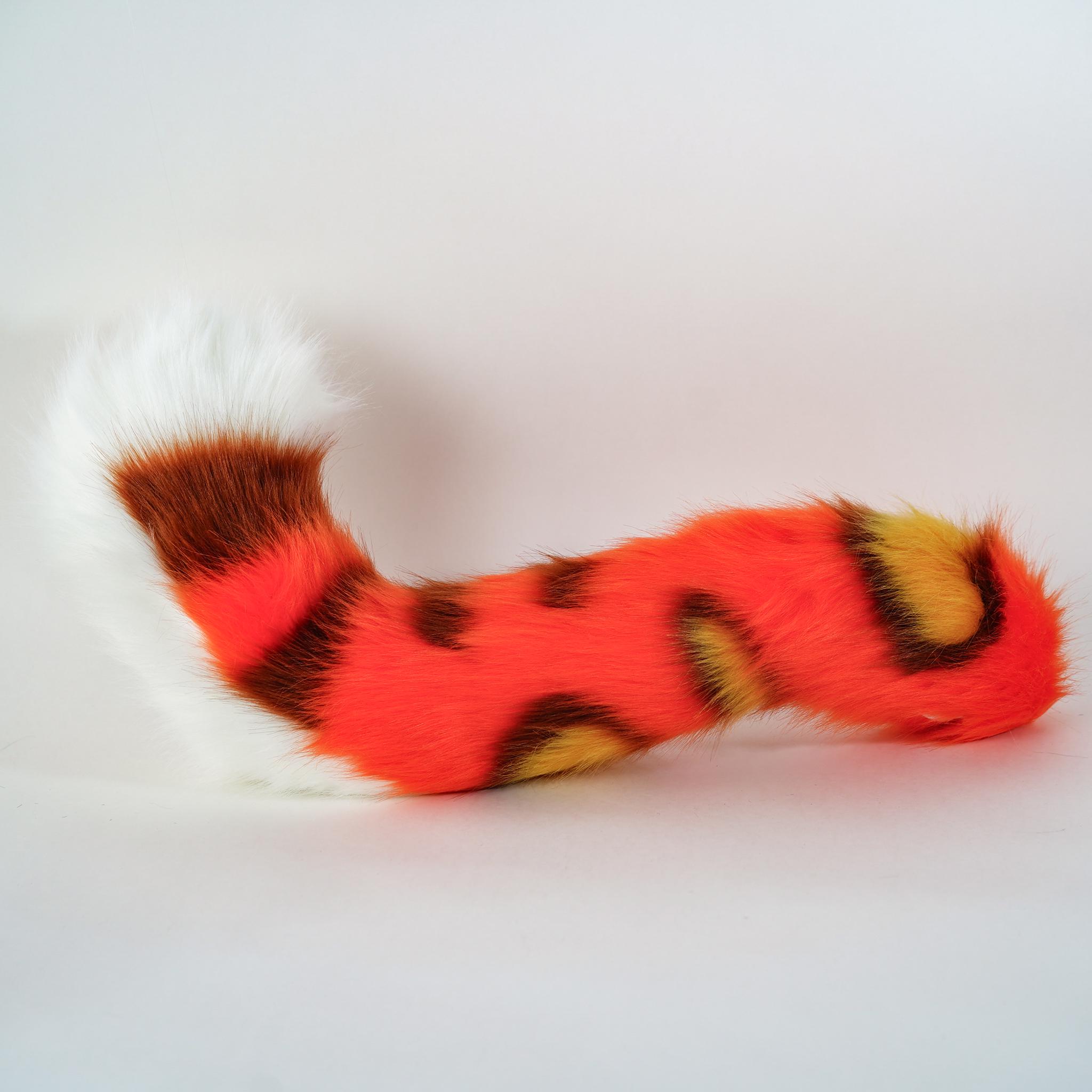 LARP Fursuit Set - Faux Fur Animal Ears Paws Tail & Headband, Roleplay ...