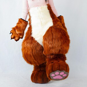 Handcrafted Fursuit Bottoms - Realistic Faux Fur Pants for Furry ...