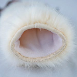 Furry Fluffy Paws With Speckles | Soft Plus Fursuit 4-finger Gloves ...