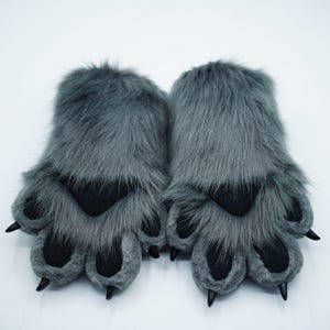Fursuit Furry Paws Made From Faux Fur - Premade Fursuit Paws for Your ...