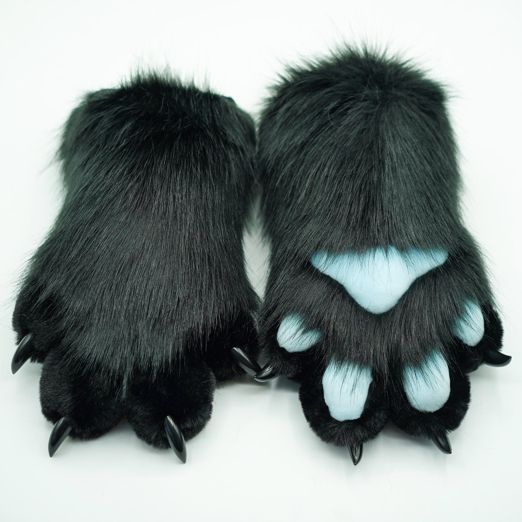Popular Furry Hand Paws | Fluffy Fursuit Partial Costume Accessories ...