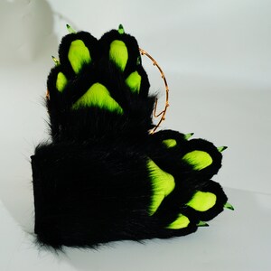 Black Green Paws, Furry Gift, Tiger Paws, Kemono Paws Custom, Pet Play ...