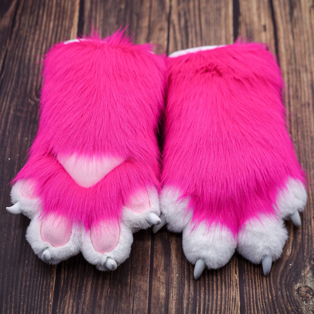 LARP Fursuit Handpaws | Teen Gaming Paws | Custom Faux Fur Roleplay ...