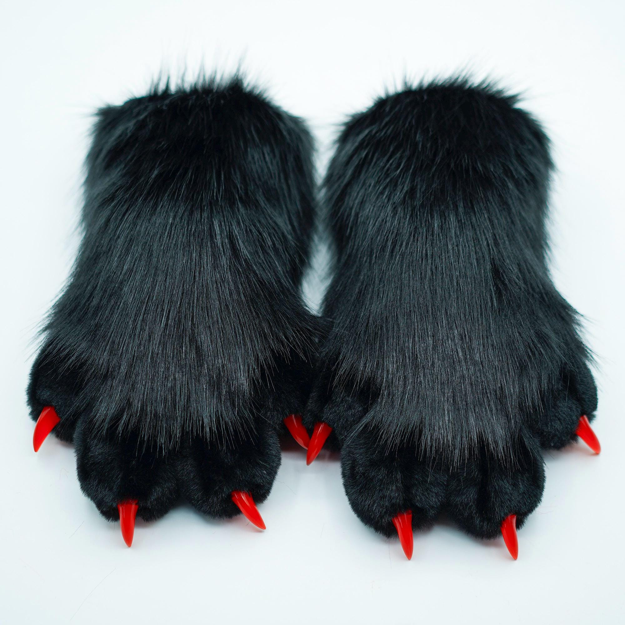 Comic Con Fursuit Paws - Custom Faux Fur Hands for Anthro Characters ...