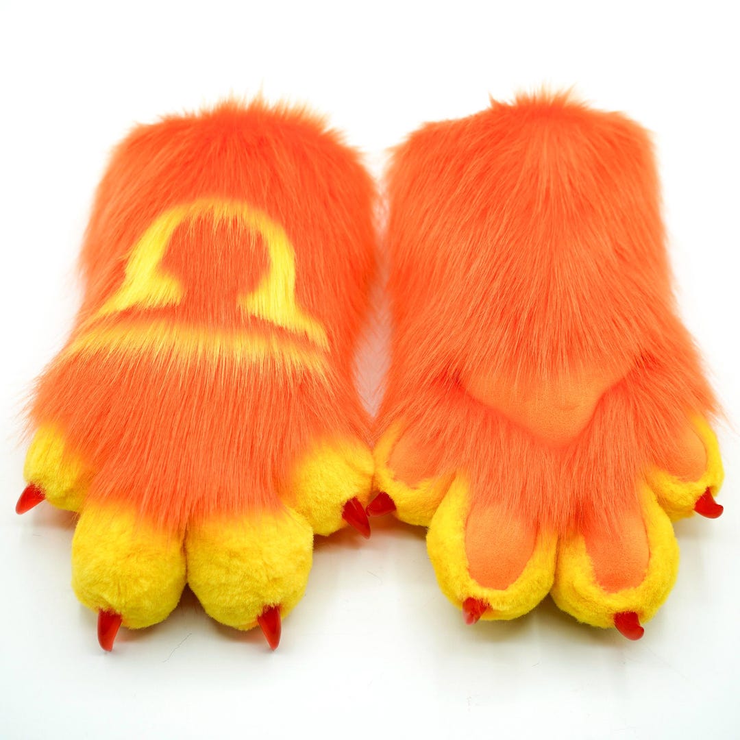 Fursuit Paws Commission Furry Art Cat Play Hand Paw Customizable Fluffy ...