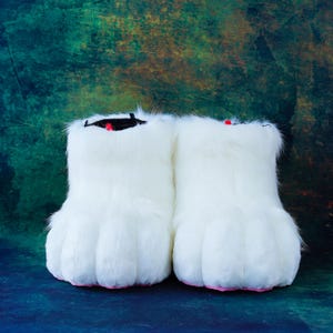 Fursuit Foot, Feet Paws, Halloween Gift for Kids, Kemono Toony Kigurumi ...