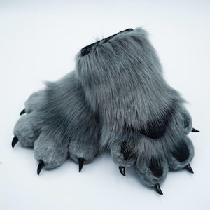 Fursuit Furry Paws Made From Faux Fur - Premade Fursuit Paws for Your ...