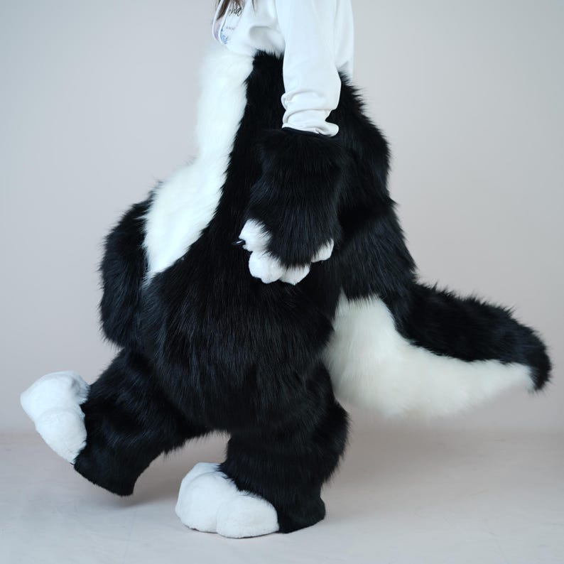 Faux Fur Character Pants - Custom Handmade Bottoms for Anime Fans, Teen ...