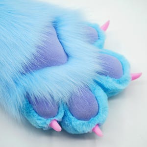 Cosplay Fursuit Paws - Handmade Faux Fur Character Hands for Comic Con ...