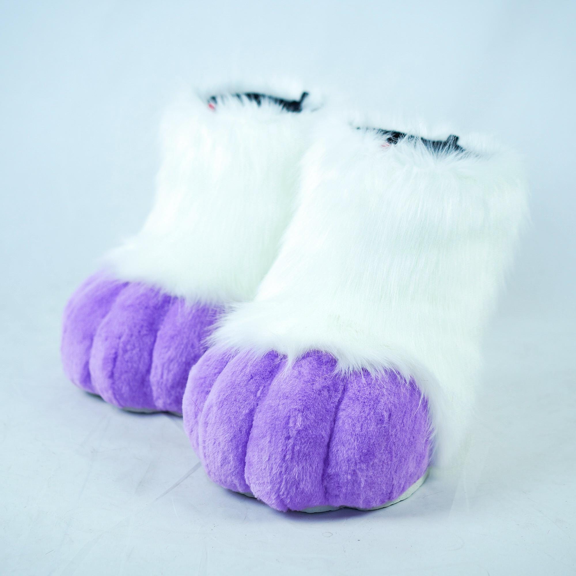 Custom Toony Fursuit Feetpaws | Outdoor Faux Fur Feet | Anime Con ...