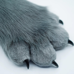 Fursuit Furry Paws Made From Faux Fur - Premade Fursuit Paws for Your ...