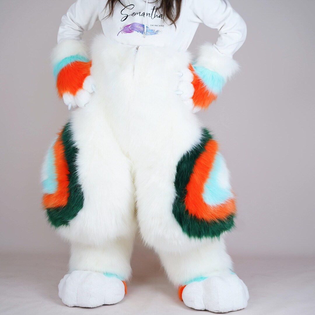 Faux Fur Fursuit Bottoms - Custom Animal Costume Pants for Furcon ...