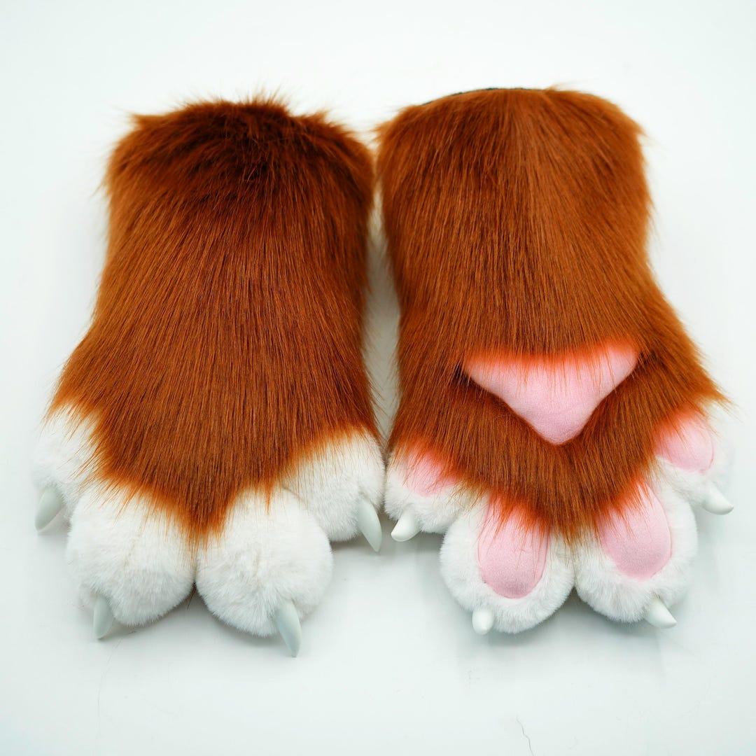 Fursona Paws-premium Fur Character Hands for Furcon,teen Cosplay ...