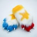 Furry Paws With Star Pattern and Colorful Style | Fluffy Fursuit ...