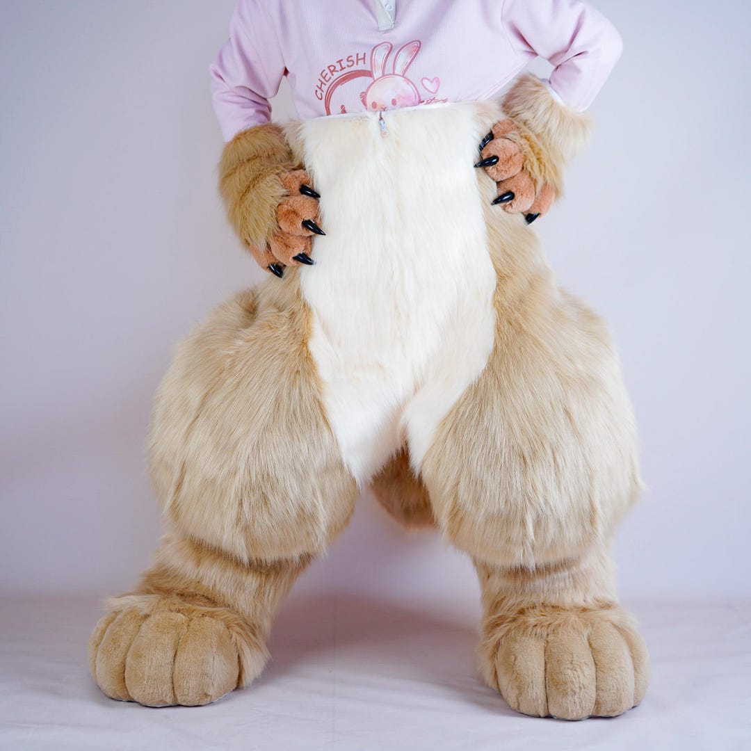 Convention Fursuit Pants - Lightweight Faux Fur Bottoms for Summer ...