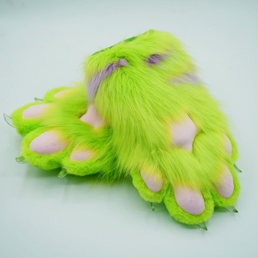 Elf Green Puppy Paws With Super Star Meat Pad Halloween Theme Party ...