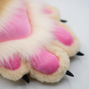 Kigurumi Fursuit Furry Brown Animal Paws Claws Nails Gloves Cosplay ...