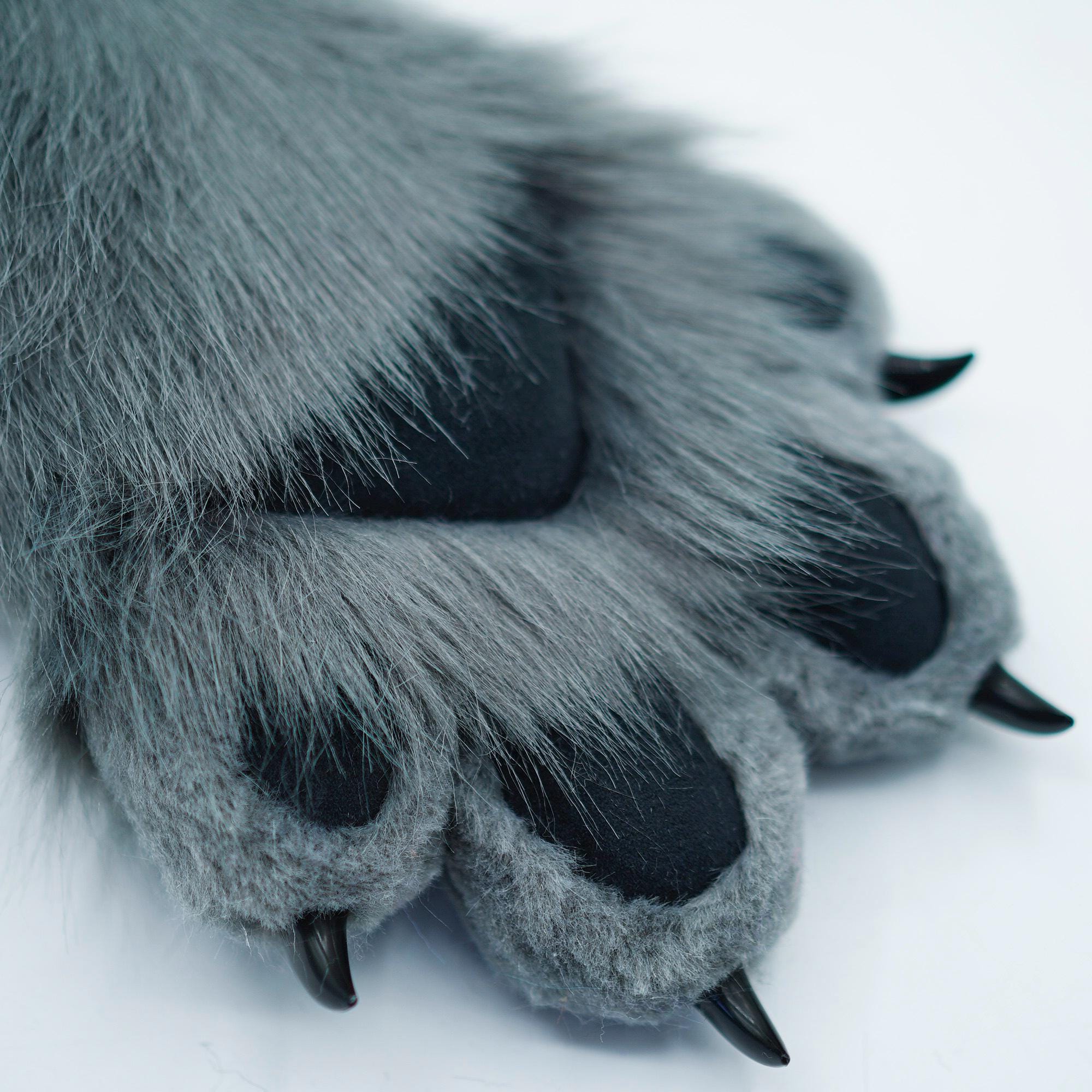 Fursuit Furry Paws Made From Faux Fur - Premade Fursuit Paws for Your ...