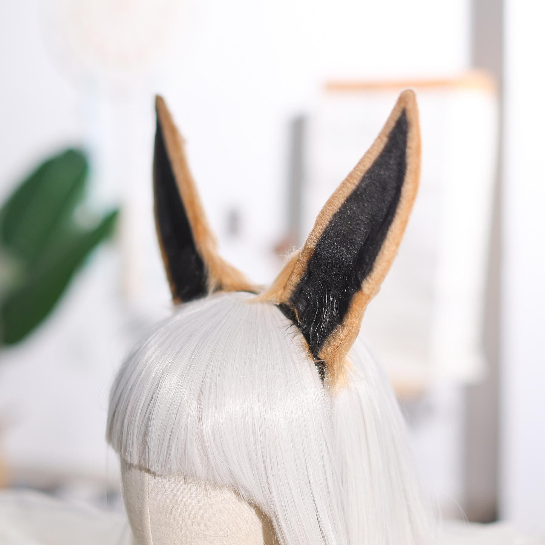 Camel Bunny Ears and Brown Tail Suit, Custom Furry Bunny Cosplay Set ...