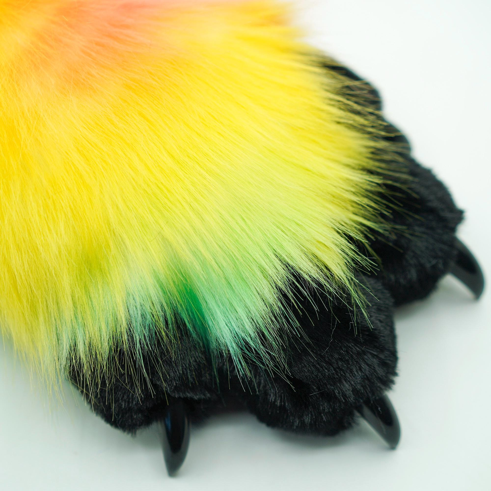 Faux Fur LARP Handpaws | Fursuit Costume Parts | Fantasy Creature ...