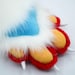 Furry Paws With Star Pattern and Colorful Style | Fluffy Fursuit ...