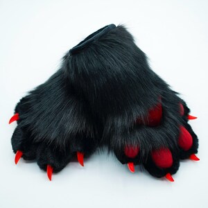 Comic Con Fursuit Paws - Custom Faux Fur Hands for Anthro Characters ...