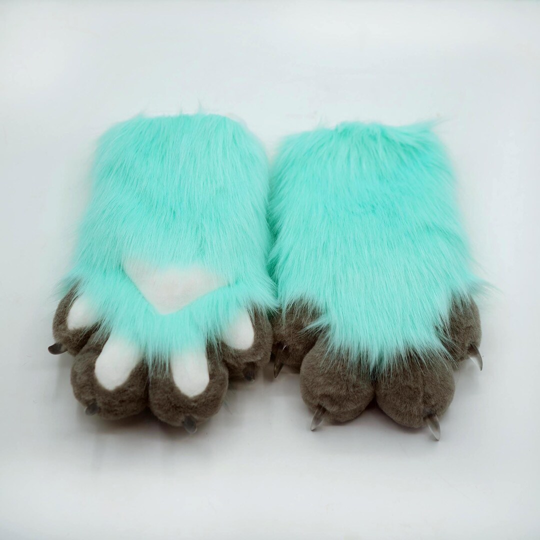 Fursuit Handpaws | Faux Fur Animal Paws for Furry Cosplay ...