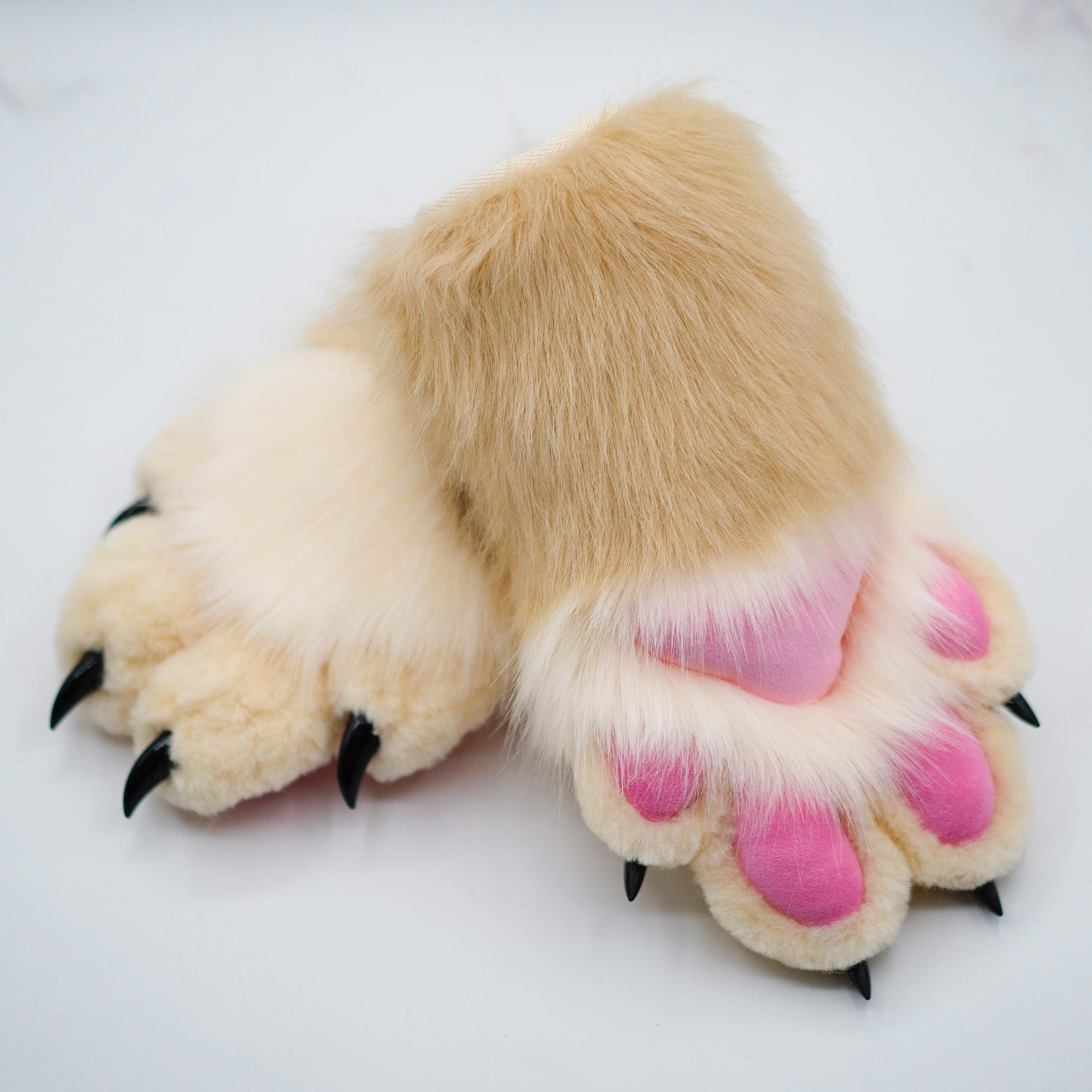 Kigurumi Fursuit Furry Brown Animal Paws Claws Nails Gloves Cosplay ...